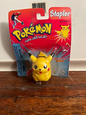 Pikachu VINTAGE 1999 Stapler/Staples | eBay