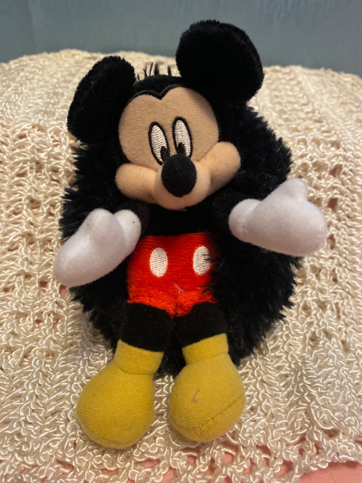 Disney Hide Away Pets Minnie Mickey Mouse 5" Plush Toy Stuffed Animal ...