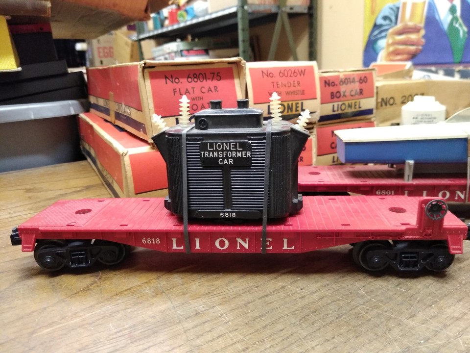 Vtg O27 Gauge Lionel 2037 Steam Engine 6026 Whistle Tender Train Set 5 ...