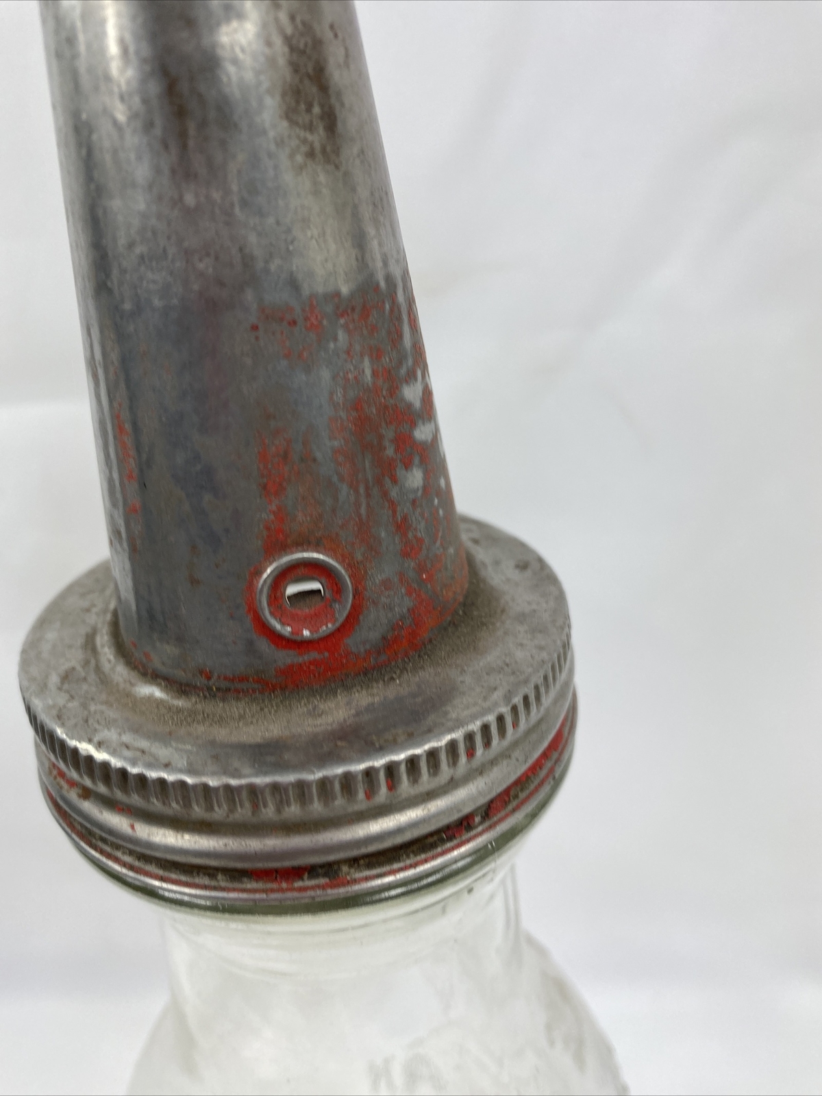 Vintage 1930's Huffman Oil Bottle with Metal Spout and Cap | eBay
