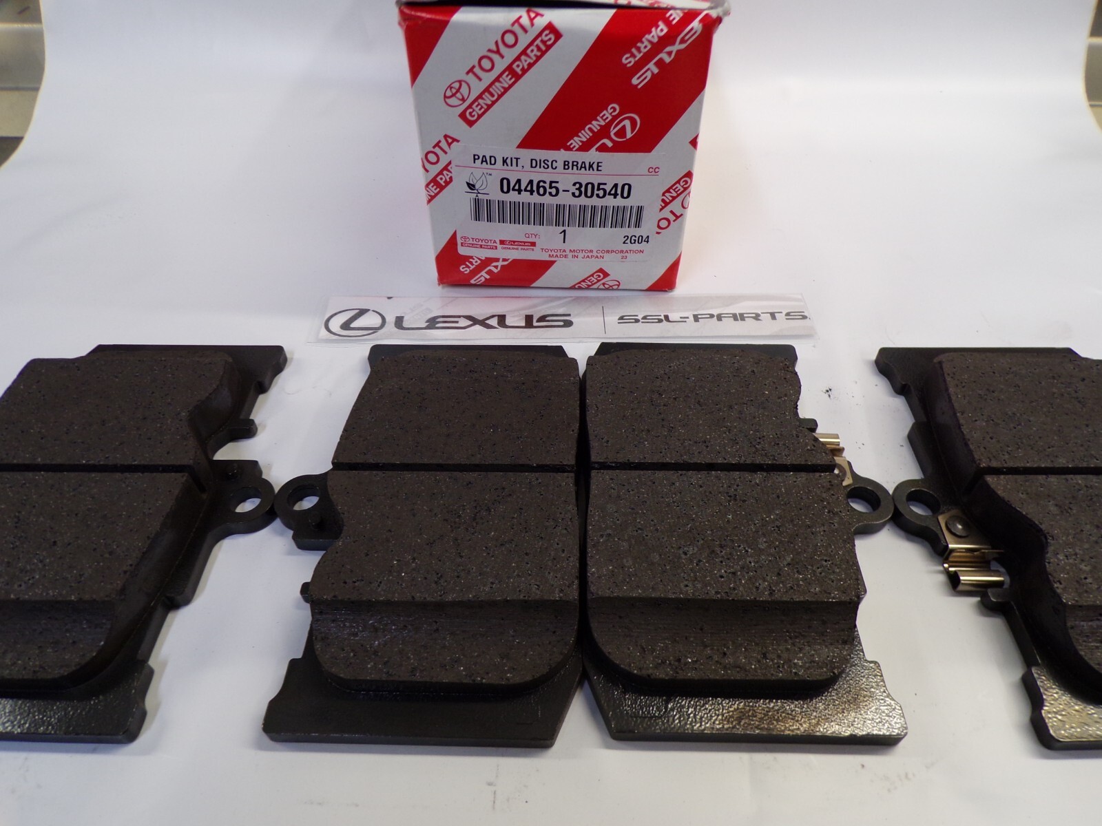 Lexus GS350 GS200T (RWD/ F Sport ) (2013-2017) OEM FRONT BRAKE PADS ...