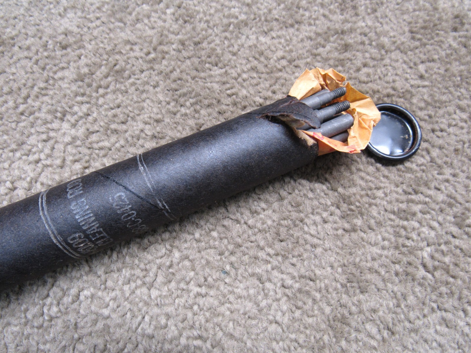 US Vietnam Era 30 Caliber Cleaning Rods Sealed Tube Of 10 Each 1968 ...