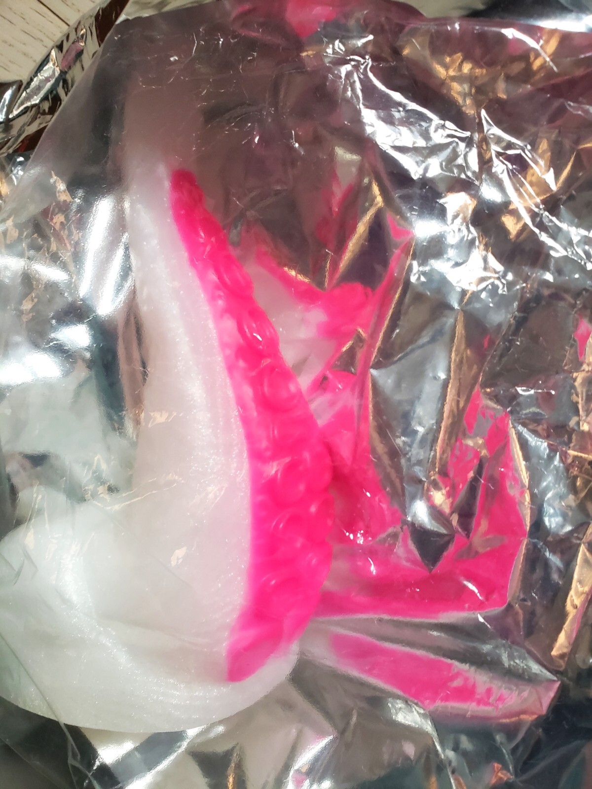 NEW Bad Dragon TAKO Fantasy MEDIUM Silicone Dildo Toy UV GLOW Unique ...