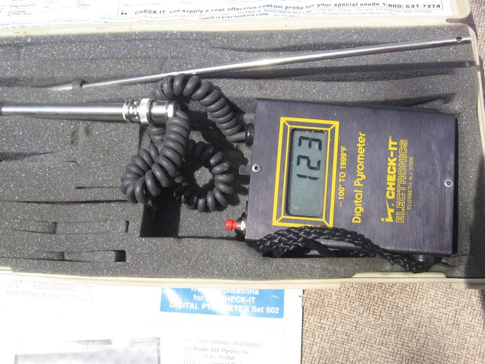 Check-It 602 Digital Pyrometer Superheat Tester Digital Temperature ...