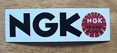 NGK Spark Plugs Sticker. Size: 3.25”X 1”inch *Glossy* Free Ship W ...