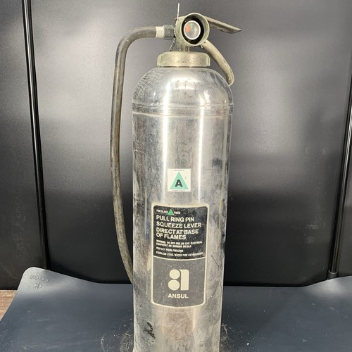 Vintage ANSUL Class A Model WS-2.5B USA 500 PSI Fire Extinguisher | eBay