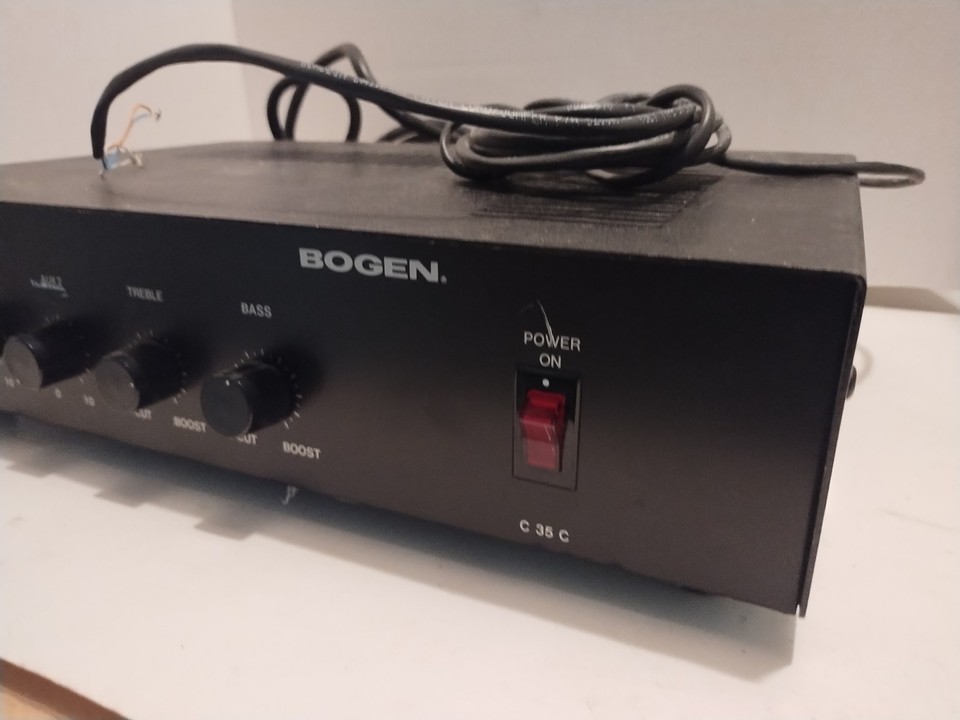 Bogen C35 Classic Series Public Address Amplifier Mixer PA Amp C-35 ...