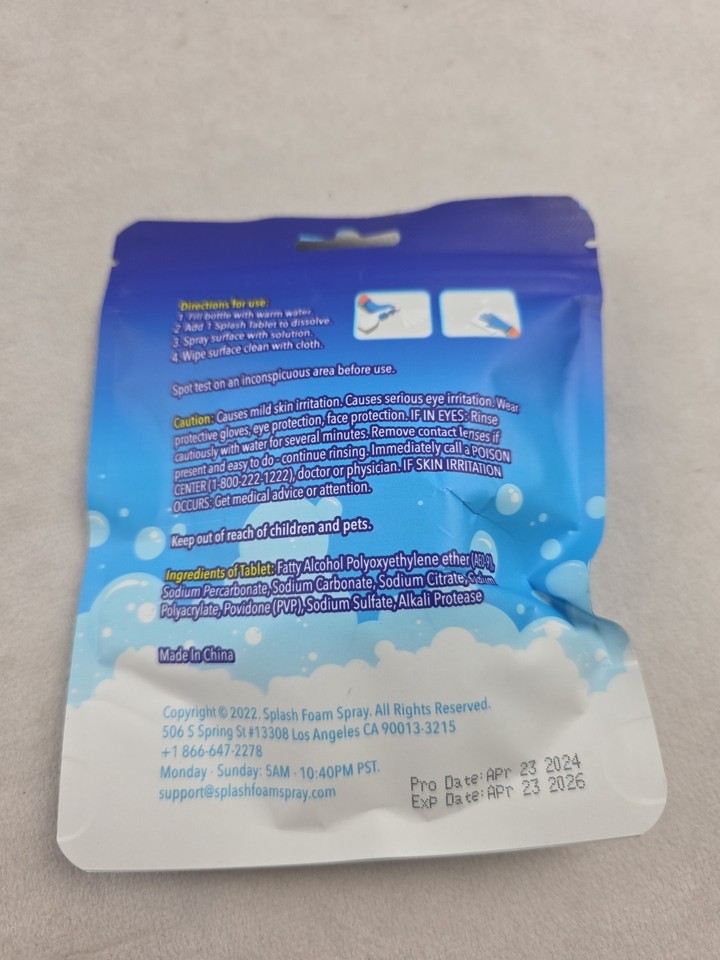 Splash Multi-Purpose Cleaning Tablets 10 4G Tablets Eco Friendly | eBay