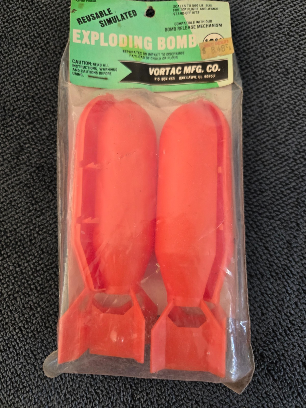 Reusable Simulated Exploding Bomb for RC Planes Helicopter Vortac Mfg ...
