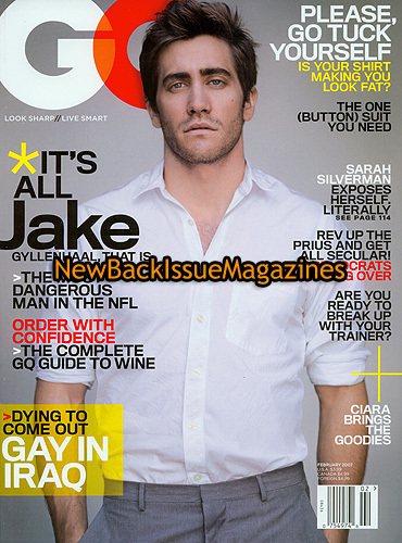 GQ 2/07,Jake Gyllenhaal,Ciara,February 2007,NEW | eBay