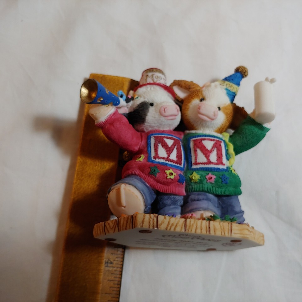 Mary's Moo Moos Hoofy Moo Year Double MM Moo-Llennium figurine 1999 | eBay