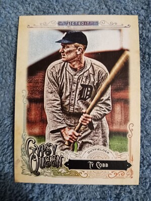 2017 Topps Gypsy Queen Ty Cobb #313 SP High # Detroit Tigers | eBay