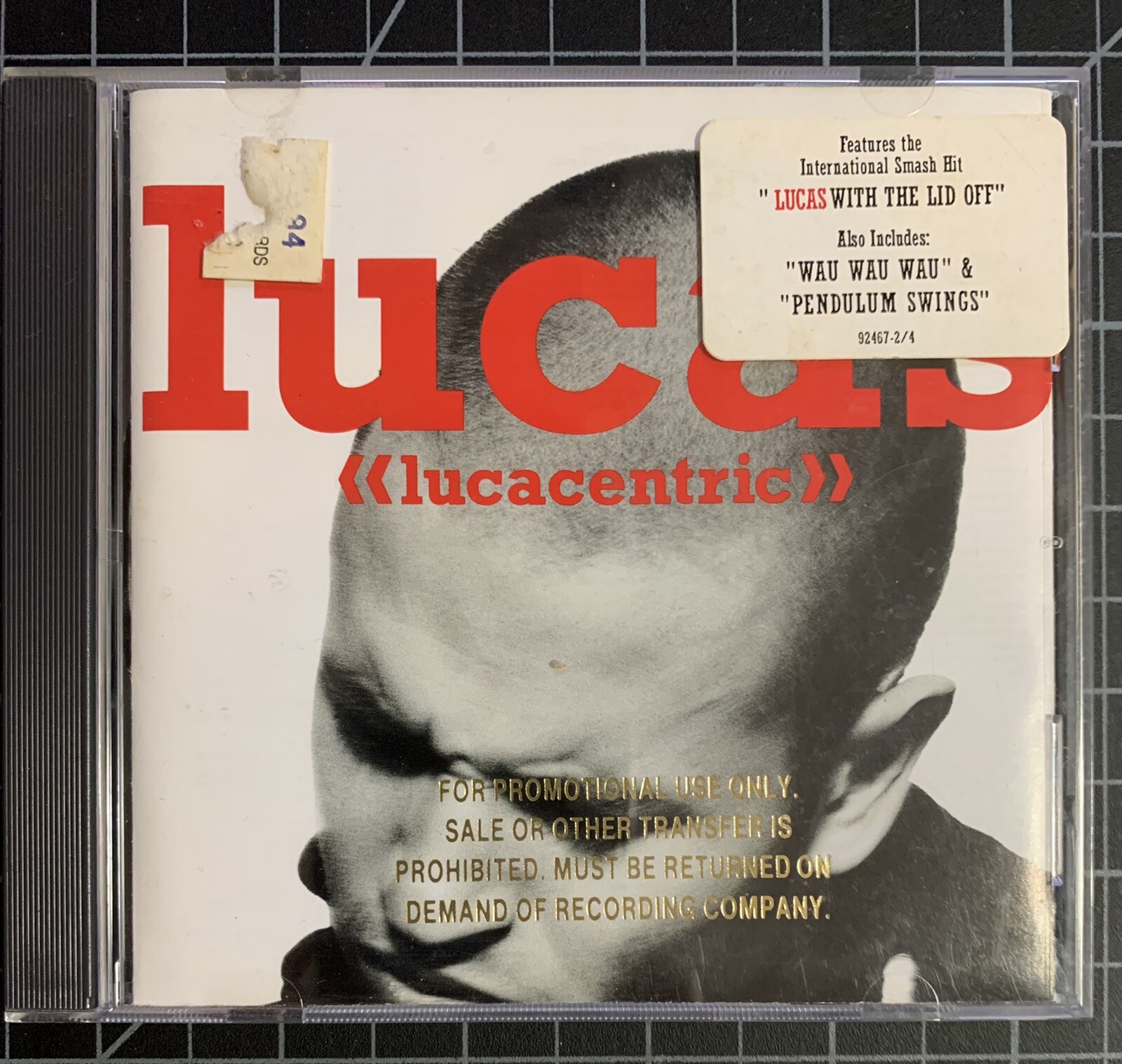 Lucas "Lucacentric" CD, (w/ "Lucas With The Lid Off"), (1994 ...