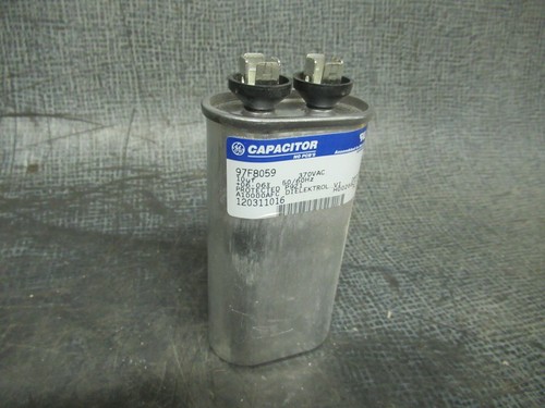 GENERAL ELECTRIC DIELEKTROL VI CAPACITOR 97F8059 10uF 370VAC 50/60 HZ ...