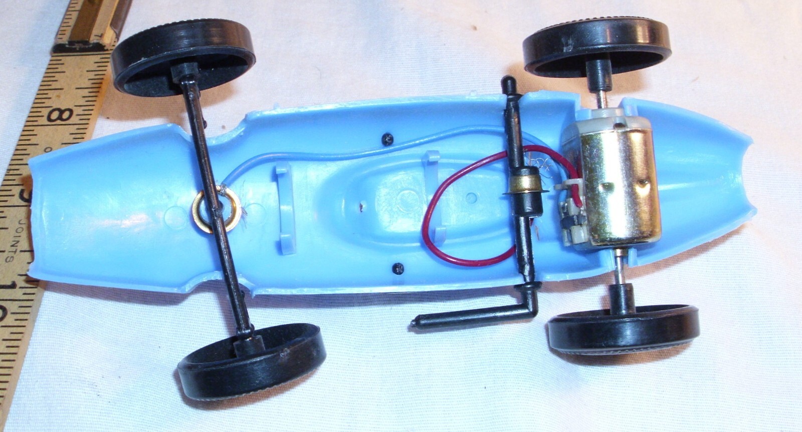 KORRIS FORMULA 1 RACE CAR IN BLUE PLASTIC CAR BATTERY POWERED | eBay