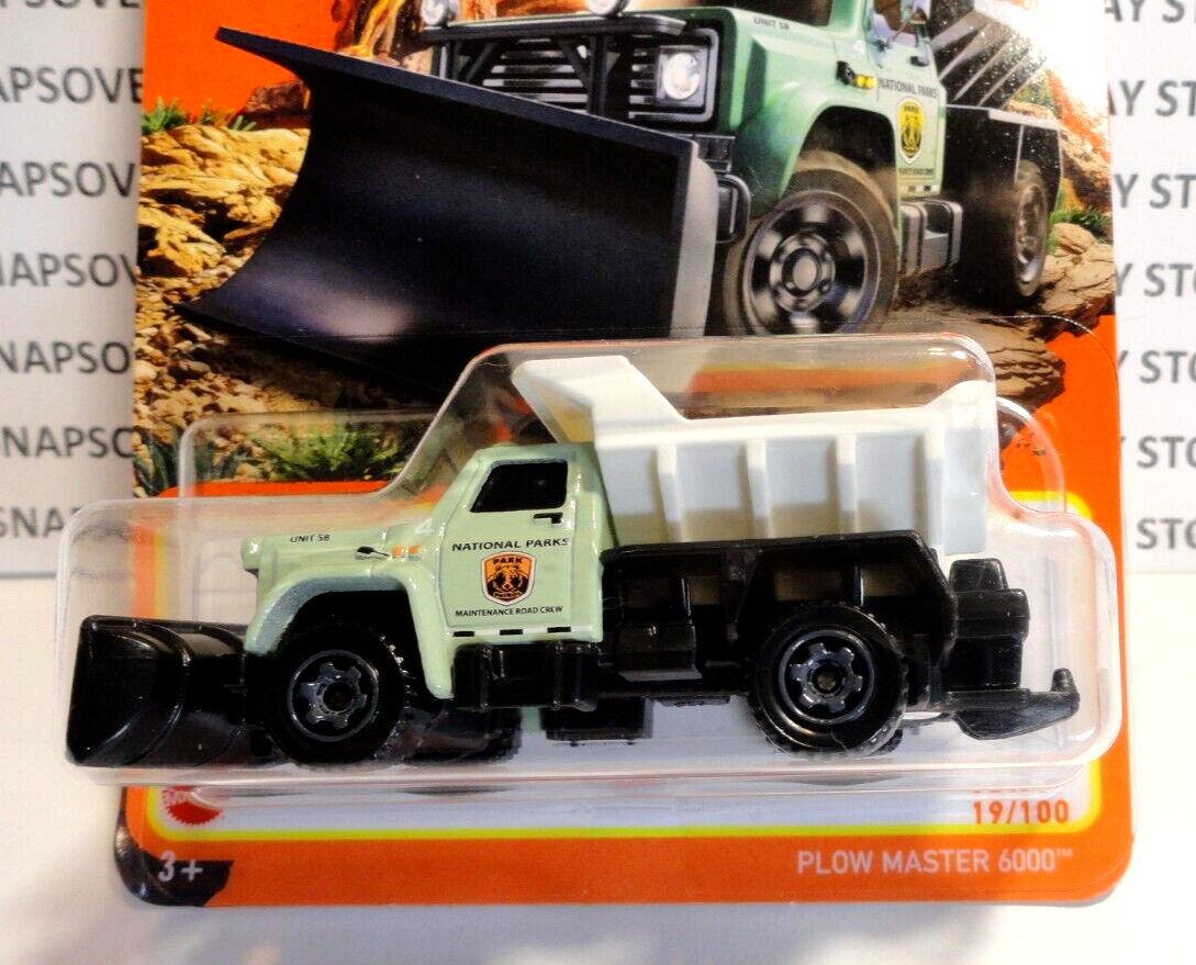 2022 MATCHBOX GREEN PLOW MASTER 6000 ~ CHEVROLET SNOW PLOW TRUCK, MBX ...