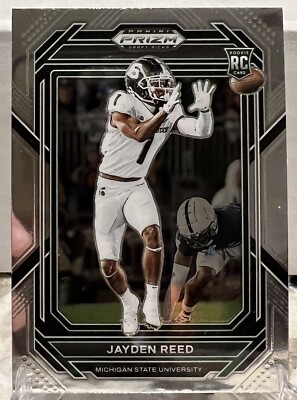 2023 Prizm Draft Picks Base #145 Jayden Reed - Michigan State Spartans ...