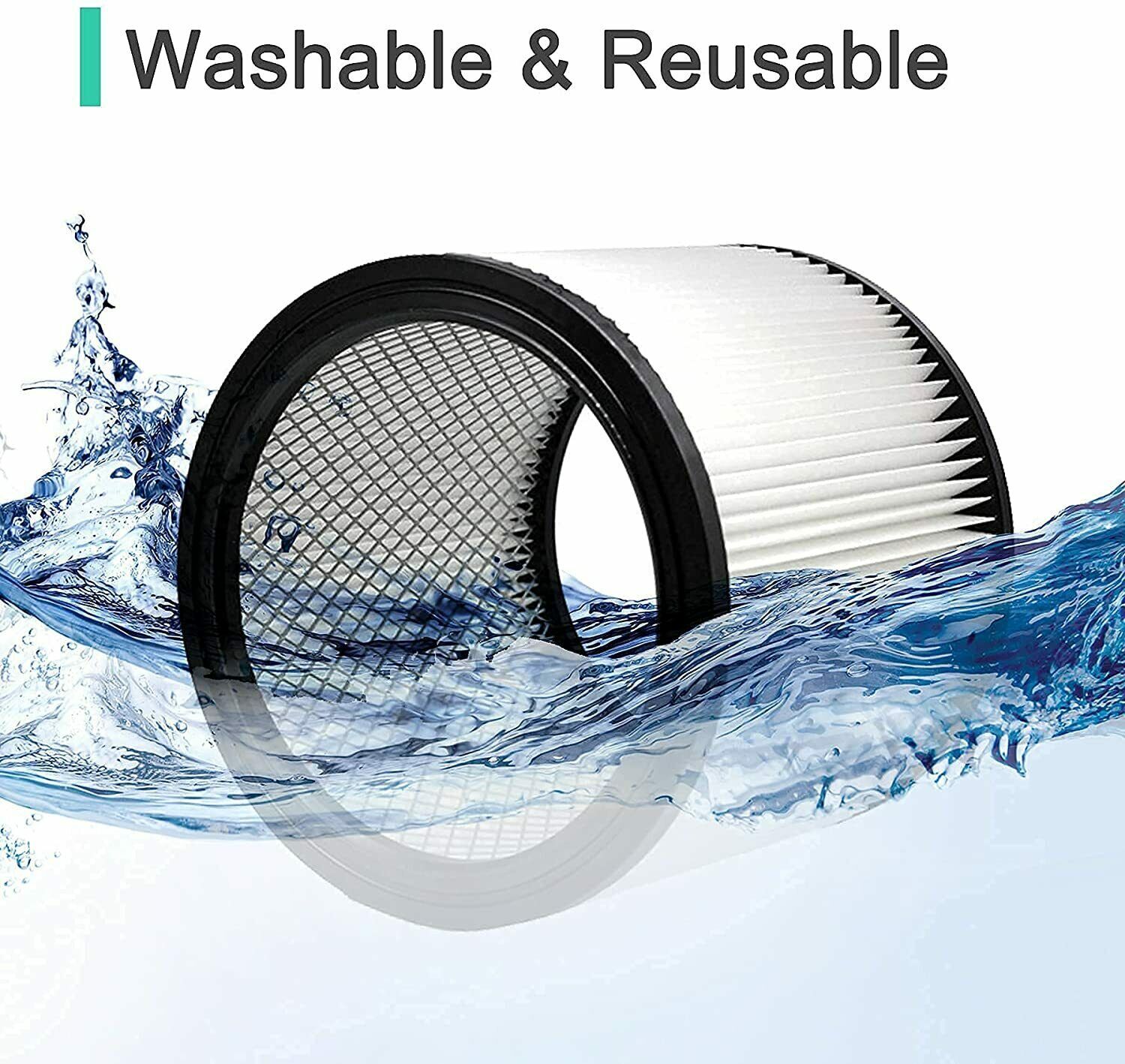 Vacuum Cleaner Wet Dry Cartridge Filter For Shop-vac ShopVac # Part ...