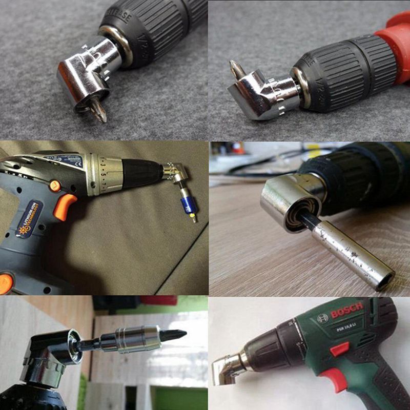 2PCS Right Angle Drill,105 Degree Multifunction Right Angle Driver ...