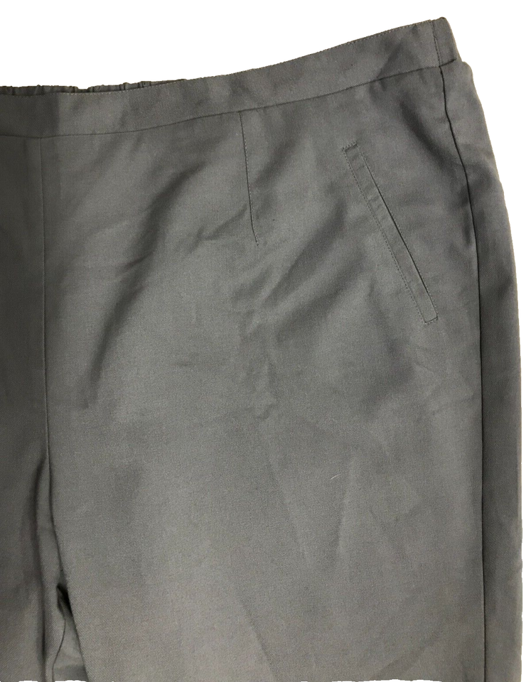 Vicki Wayne Pull On Pants Womens 26W Gray Stretch Lined High Rise 48W x ...