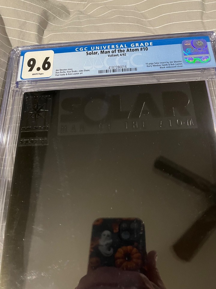 Valiant Solar, Man of the Atom #10 6/1992 CGC 9.6 16 page insert ...