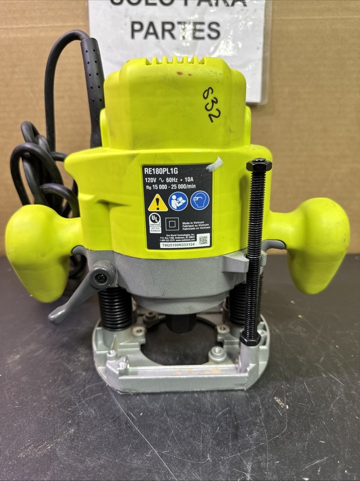 Ryobi RE180PL1G 2-HP 10-Amp Plunge Router-S32 672587041433| eBay