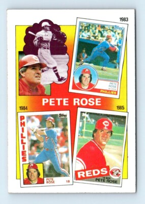 1986 Topps Rose Special: '83-'85 Cincinnati Reds #7 | eBay