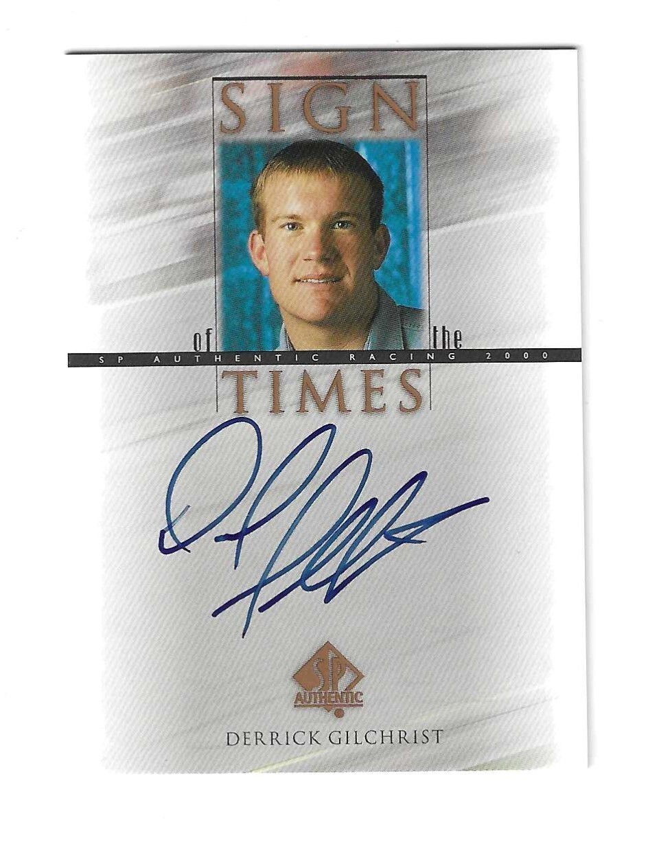 Derrick Gilchrist 2000 SP Authentic Sign of the Times Auto | eBay