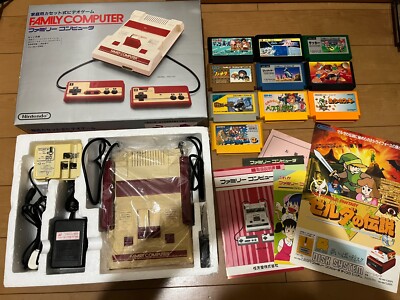 Nintendo Famicom Console with BOX and Manual, 10 Games 0409 | eBay