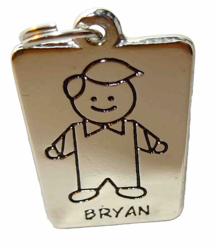 Personalized silver charm, tag, jewelry pendant by GANZ ~ BRYAN~ | eBay