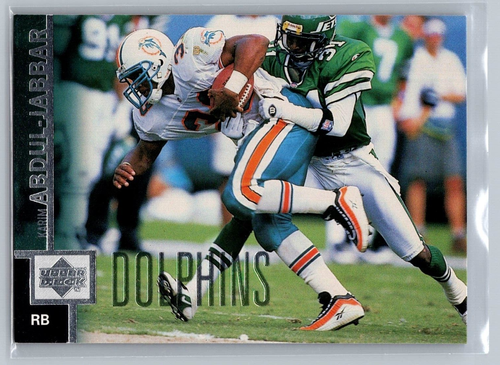 1997 UPPER DECK CARD # 144 Karim Abdul-Jabbar - Miami Dolphins | eBay