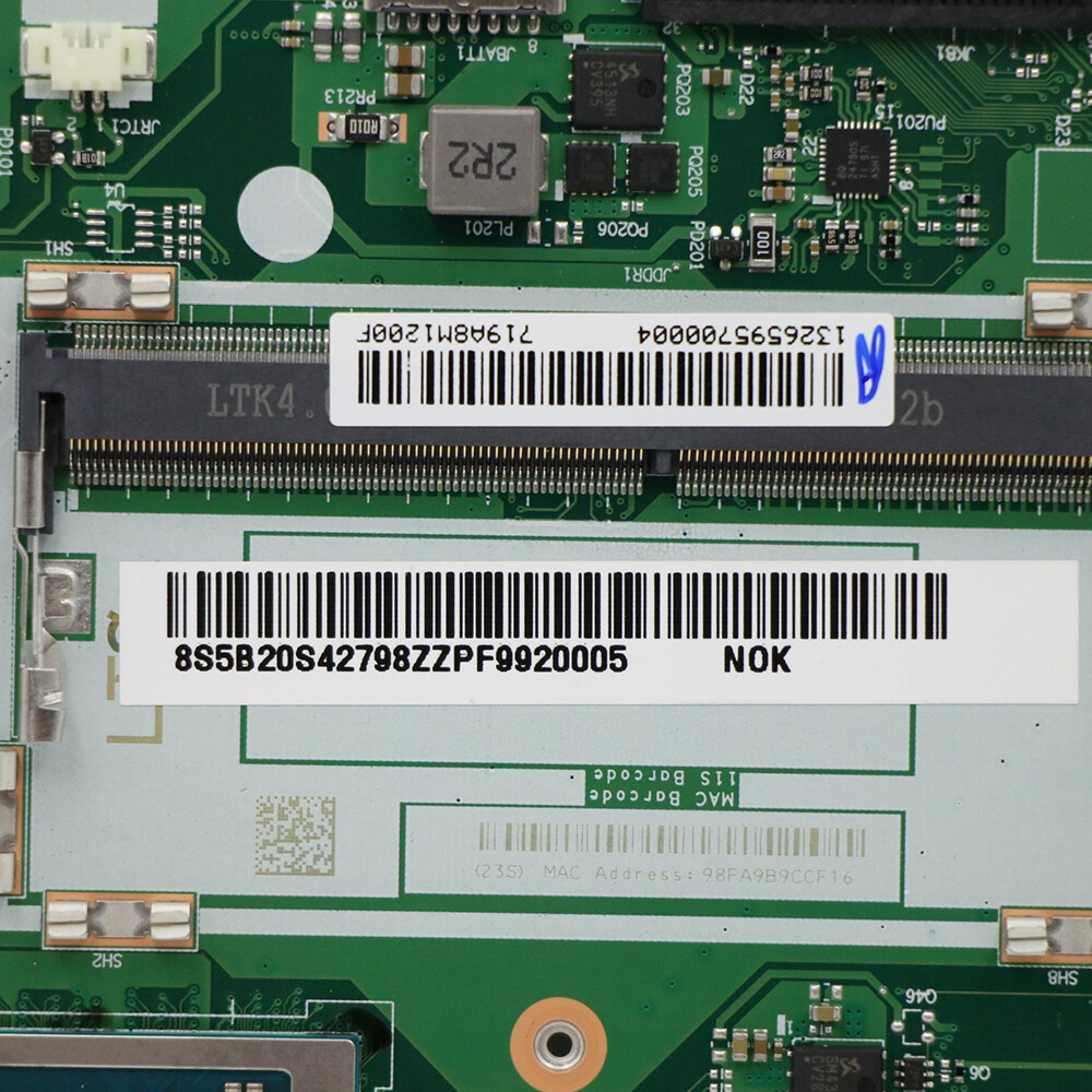 FRU:5B20S42798 For Lenovo Ideapad S145-14API Motherboard R3-3200U RAM ...