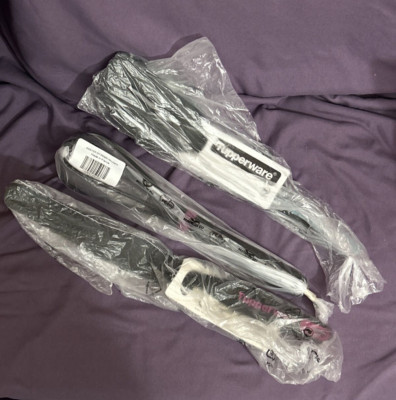 3 New Tupperware Chef Series Whisk, Slotted Long Slim Spatulas Cooking ...
