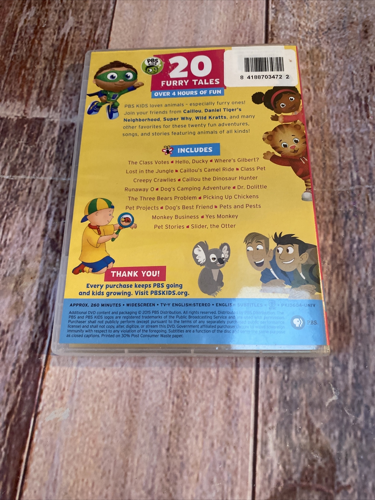 PBS KIDS: 20 Furry Tales DVD 841887026123| eBay