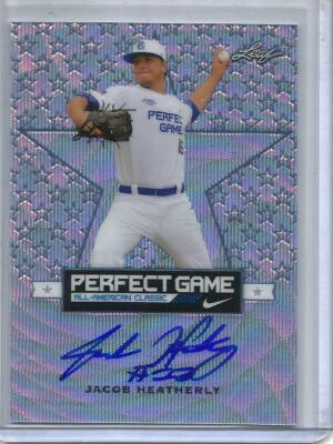 Jacob Heatherly 2016 Leaf Perfect Game Purple Stars Autograph #5/10 | eBay