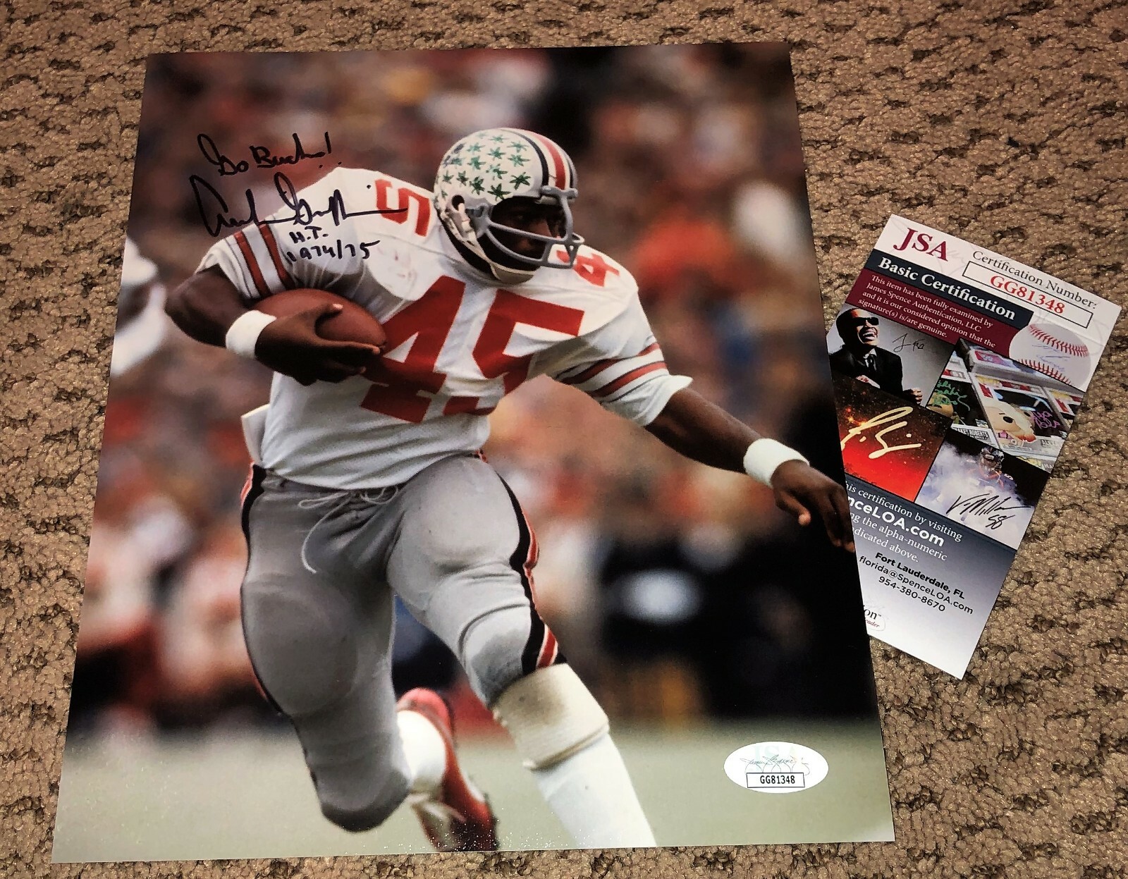 Archie Griffin | Autographed Football Memorabilia & NCAA Merchandise