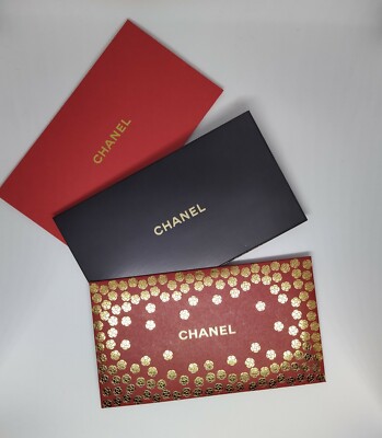 Chanel Seasonal Greeeting Gift Cards set of 3pcs VIP gift from beauty ...