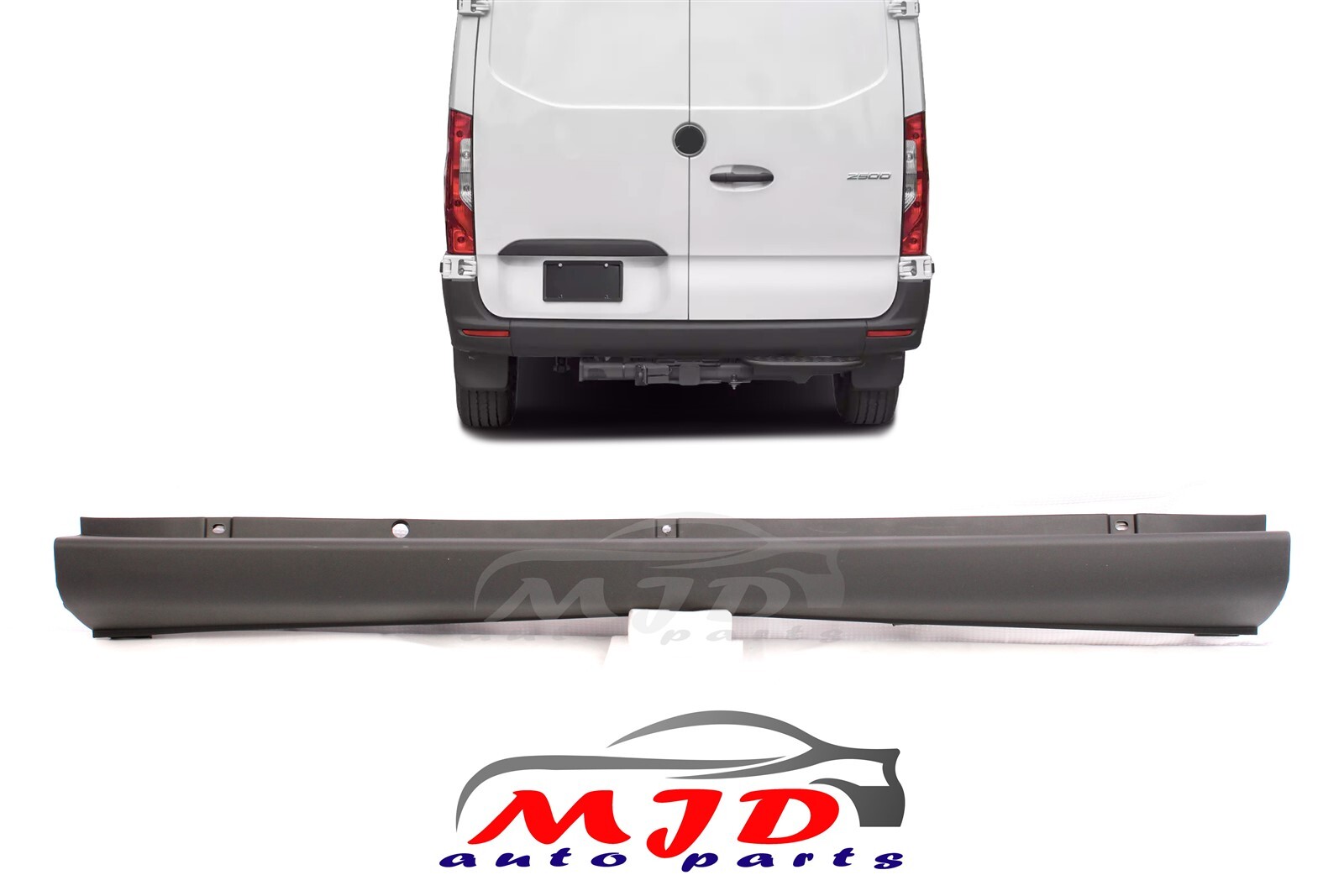 MERCEDES SPRINTER W907 2019-2024 REAR BUMPER COVER WITHOUT PARKING ...