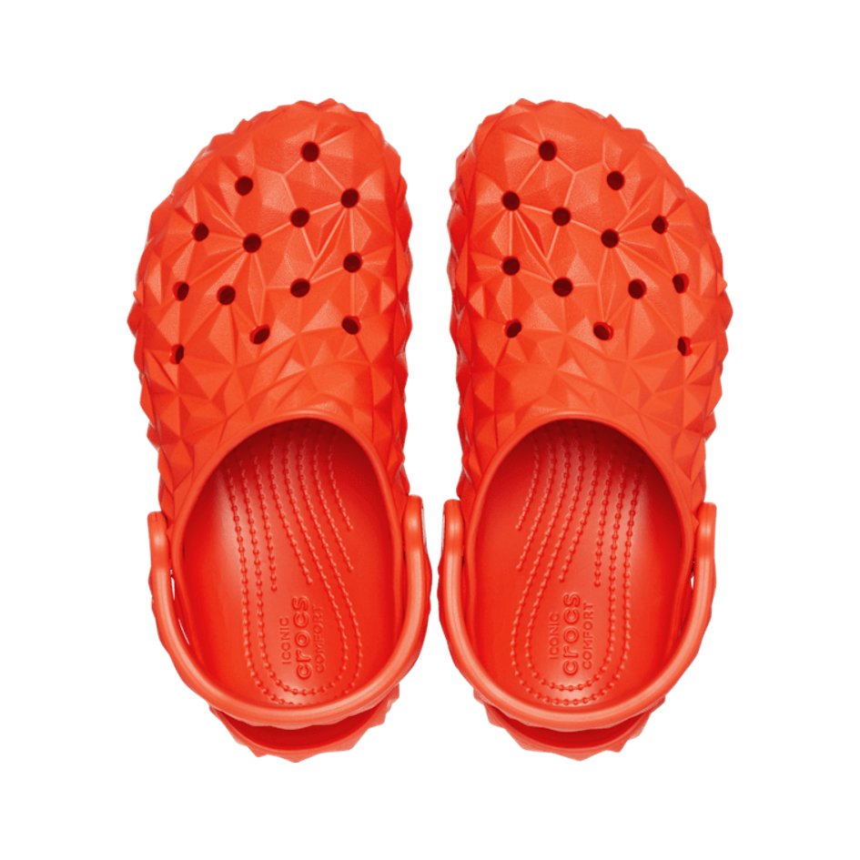 NEW CROCS CLASSIC GEOMETRIC CLOG 209563 Lava RED ORANGE UNISEX | eBay