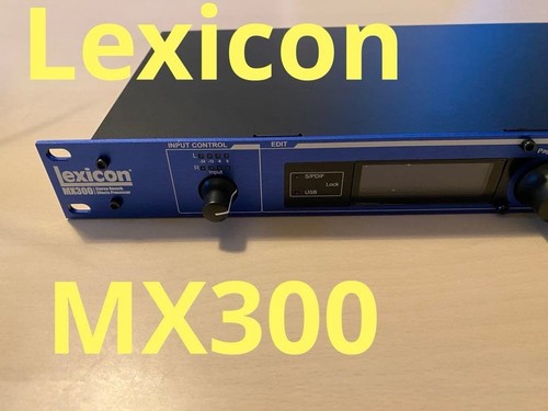 Lexicon MX300 Stereo Digital Reverberator Rack Effect Unit Used | eBay ...