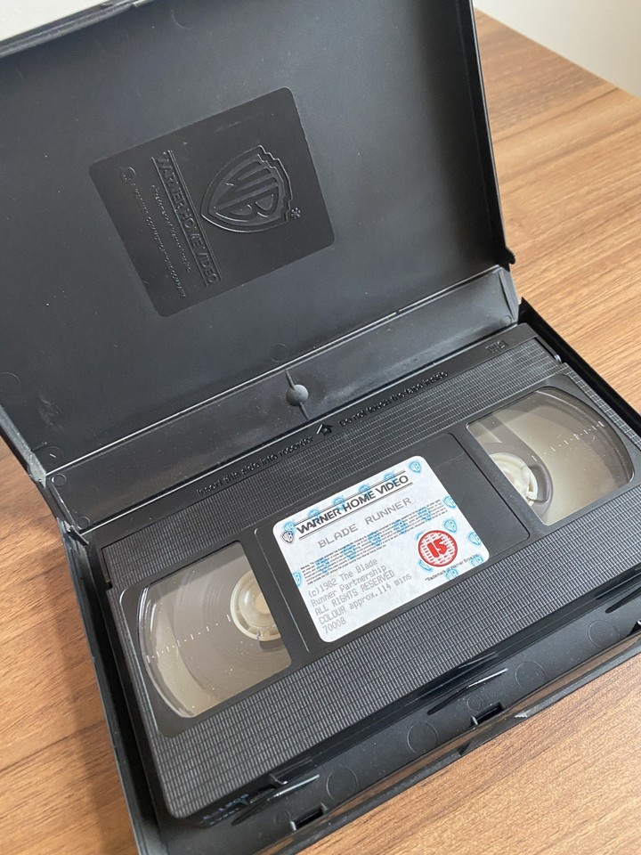 📼 Blade Runner VHS, 1982 - Warner Pre Cert Big Box Rental, VGC+ | eBay UK