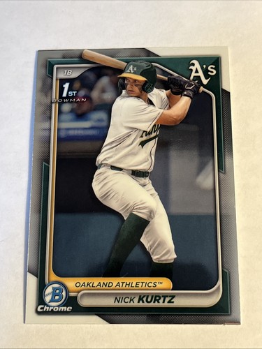 2024 Bowman Chrome Nick Kurtz 1st Base Rookie A’s QTY RC | eBay