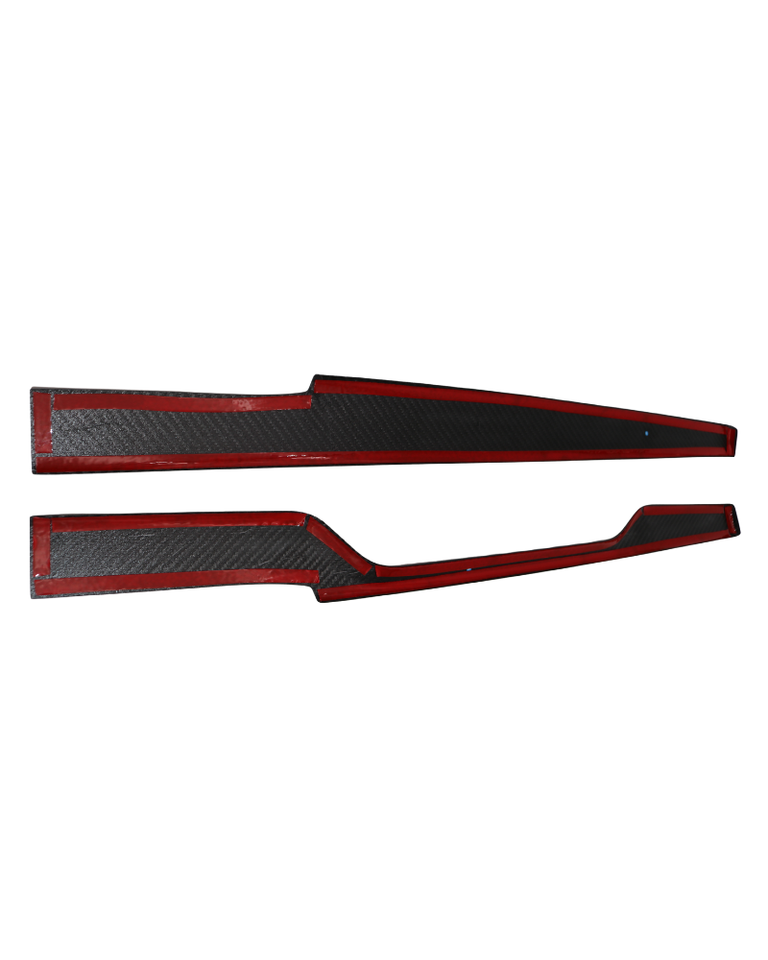 For Tesla 21-24 Model S 22-24 Model X Matte Carbon Fiber Dashboard ...