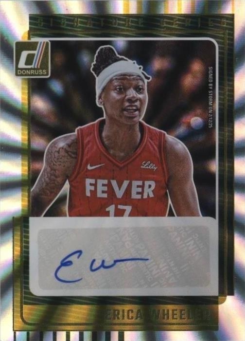 2025 Panini Donruss WNBA - Signature Series Erica Wheeler #SS-EW Holo ...