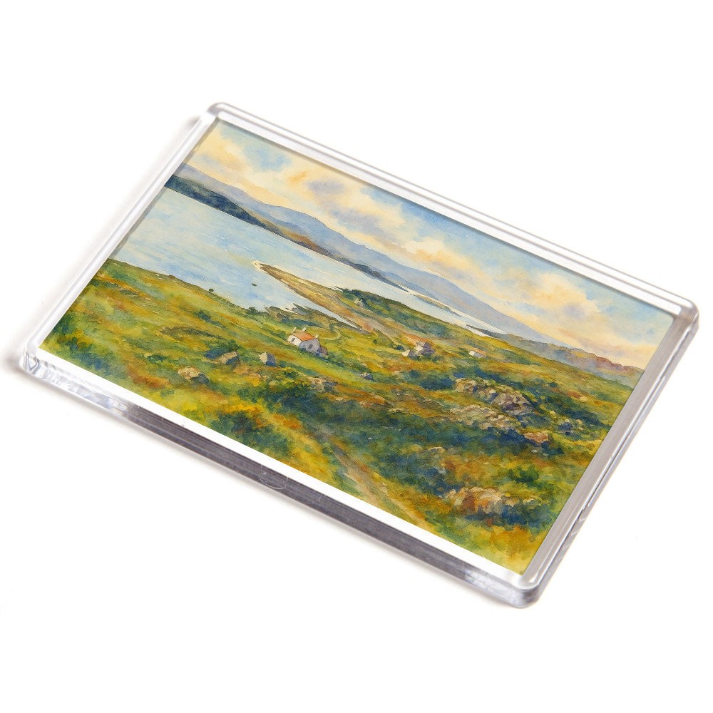 JUMBO MAGNET - Inver Alligin, Torridon - Vintage Art Style | eBay UK