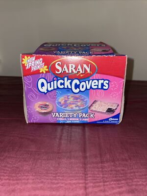 Saran Quick Covers Lids Variety Pack Johnson Vintage 10 Covers | eBay