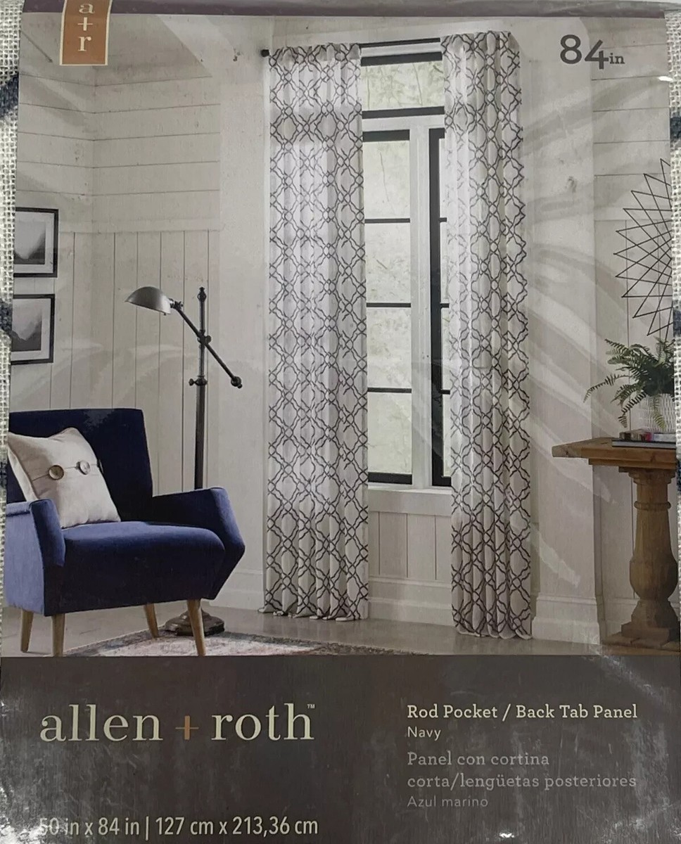 Allen Roth Curtain Allen + Roth Pierston 856804 Blackout Grommet Top
