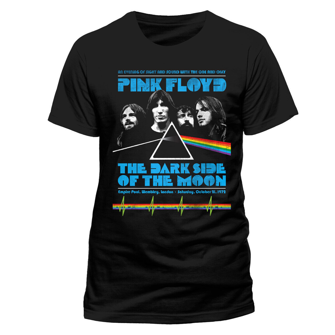 Pink Floyd Dark Side Of The Moon 50th Anniversary T Shirt OFFICIAL ...
