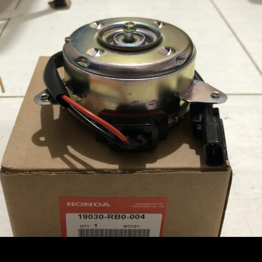 19030-RB0-004 New Radiator Cooling Fan Motor For Honda Fit 1.5L 2009 ...