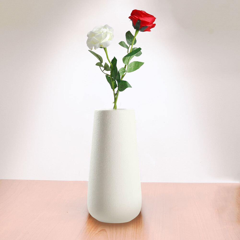 Flower Home Decor For Centerpiece Living Room Ceramic Vase Desktop Wide ...